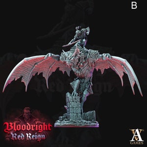 Dire Bat Riders - Bloodright - Red Reign - Archvillain Games - Etsy