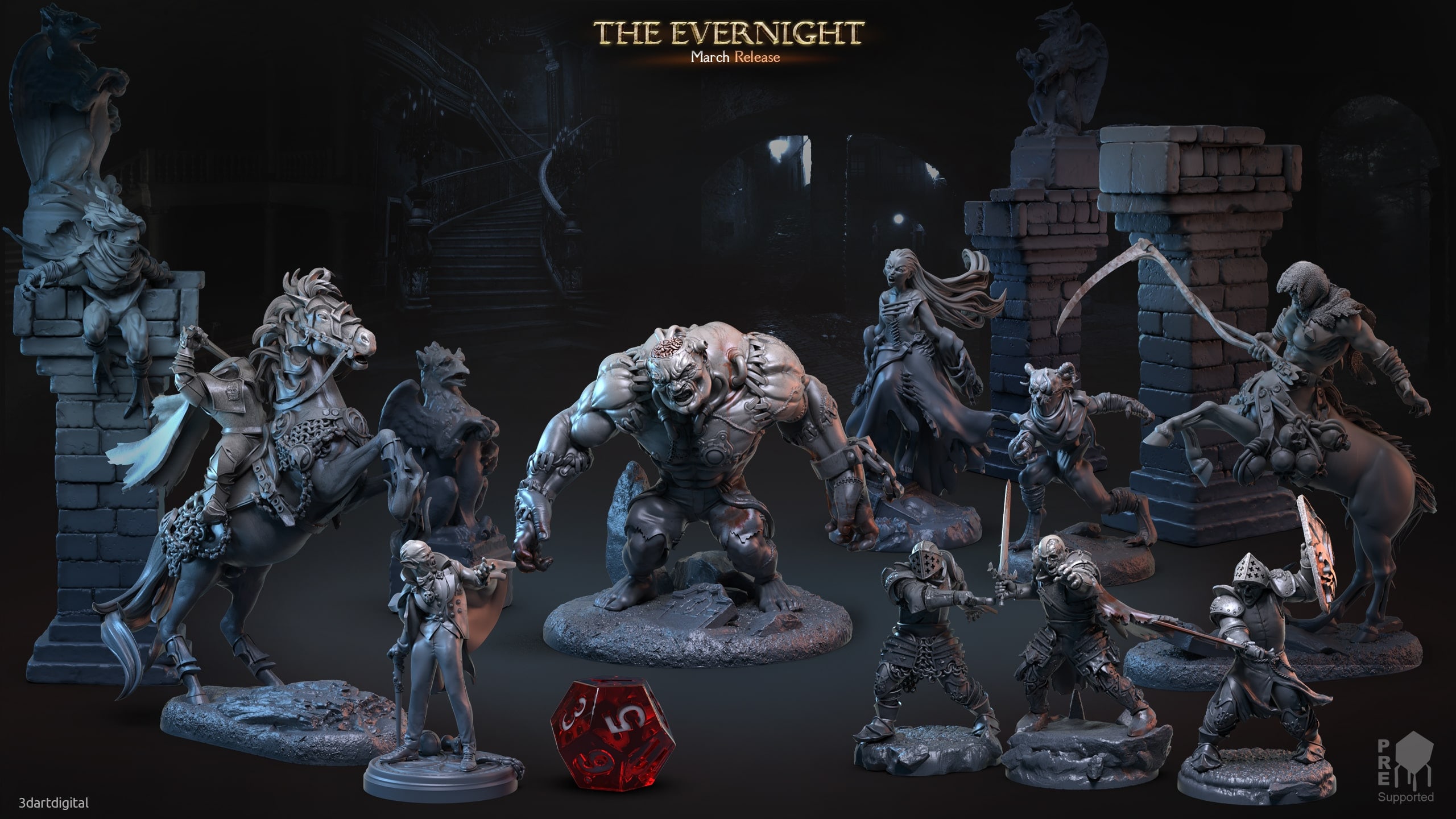Flesh Golem - Dnd Miniature L 3D Printed Model L Dungeons and Dragons L ...