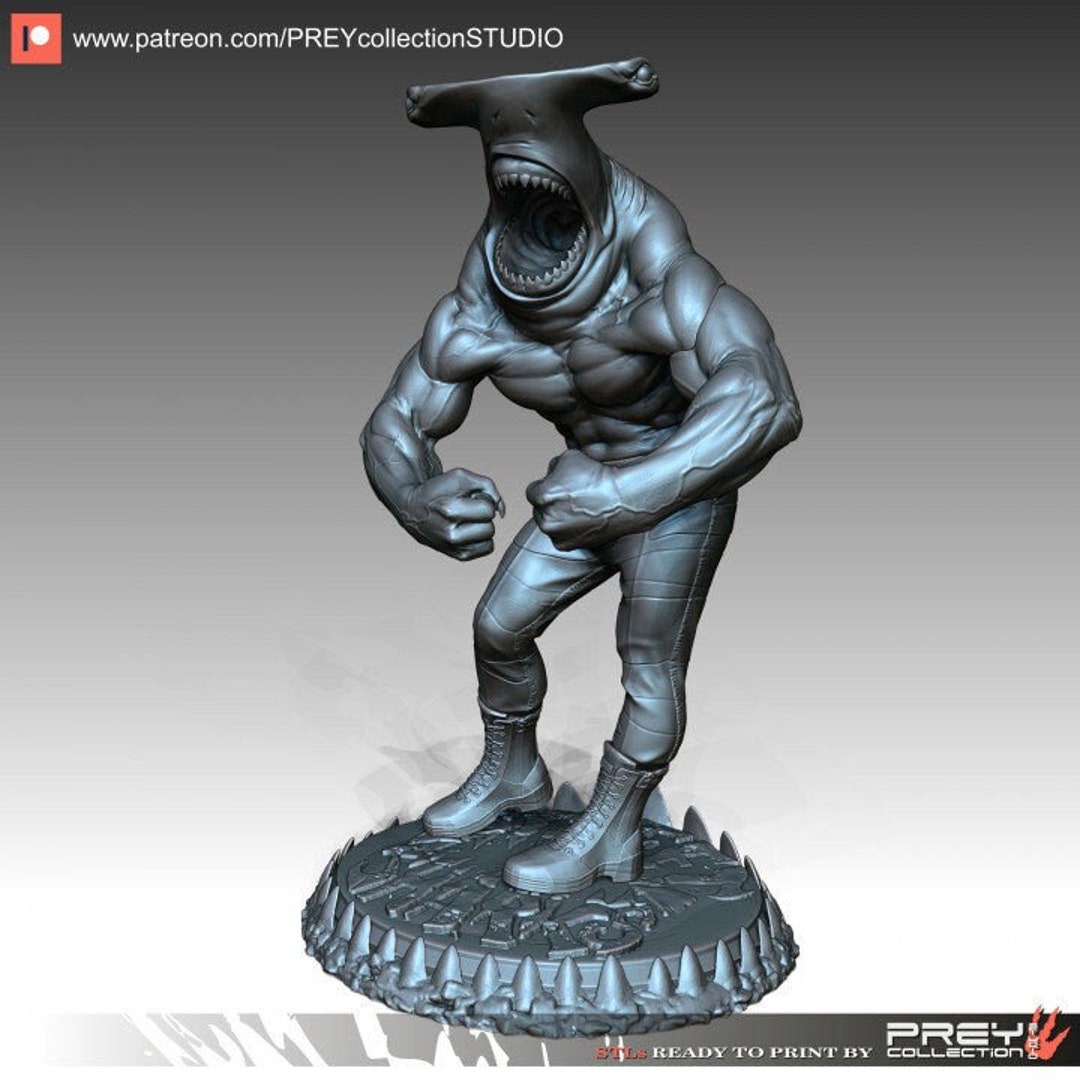 Shark-man 2 *SIZE & SET OPTION* Resin Model Prey Collection Studio ...