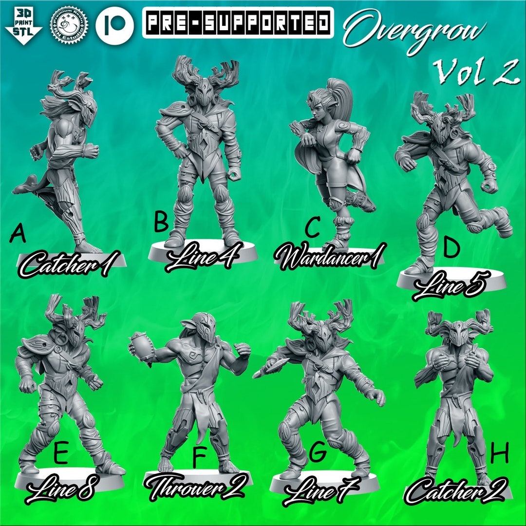 Overgrow Team Vol.2 - Fantasy Football Team Perfect Wargamer Gift - Etsy