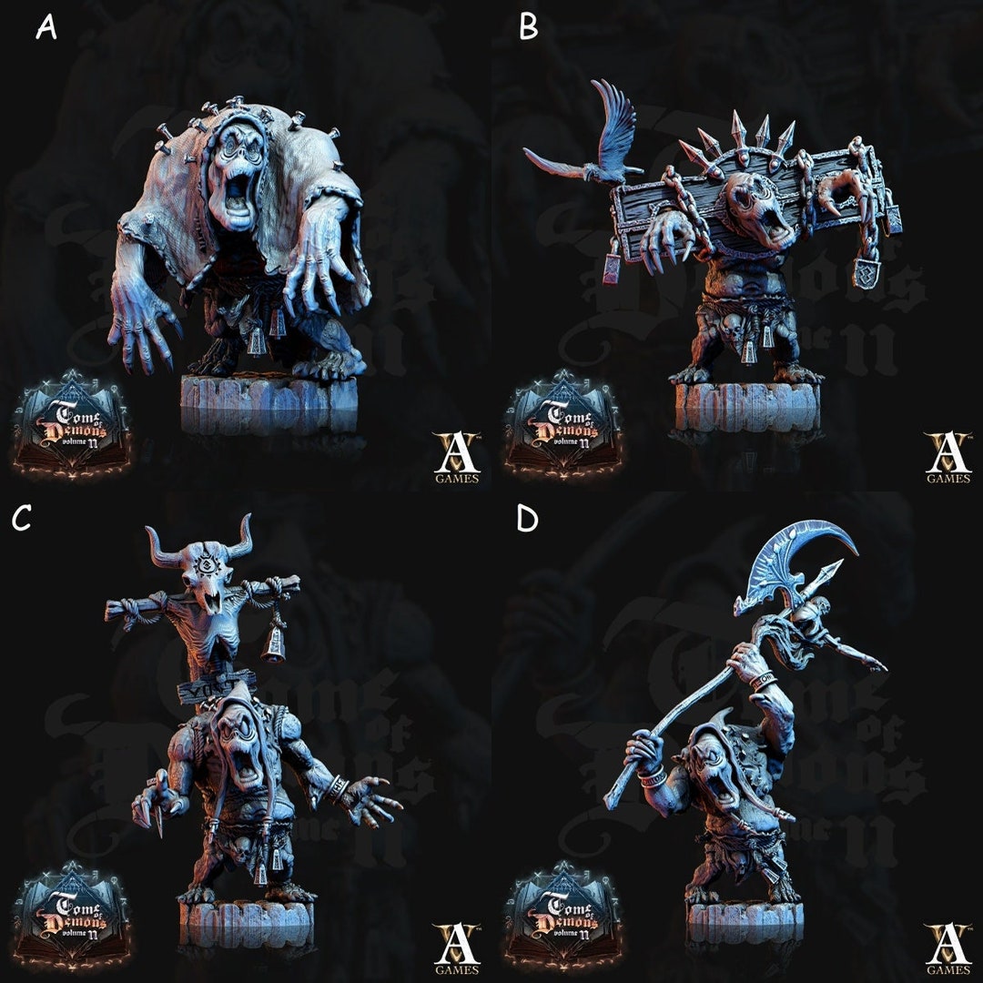 Bodach - Dnd Miniature L 3D Printed Model L Demon L Dungeons and ...