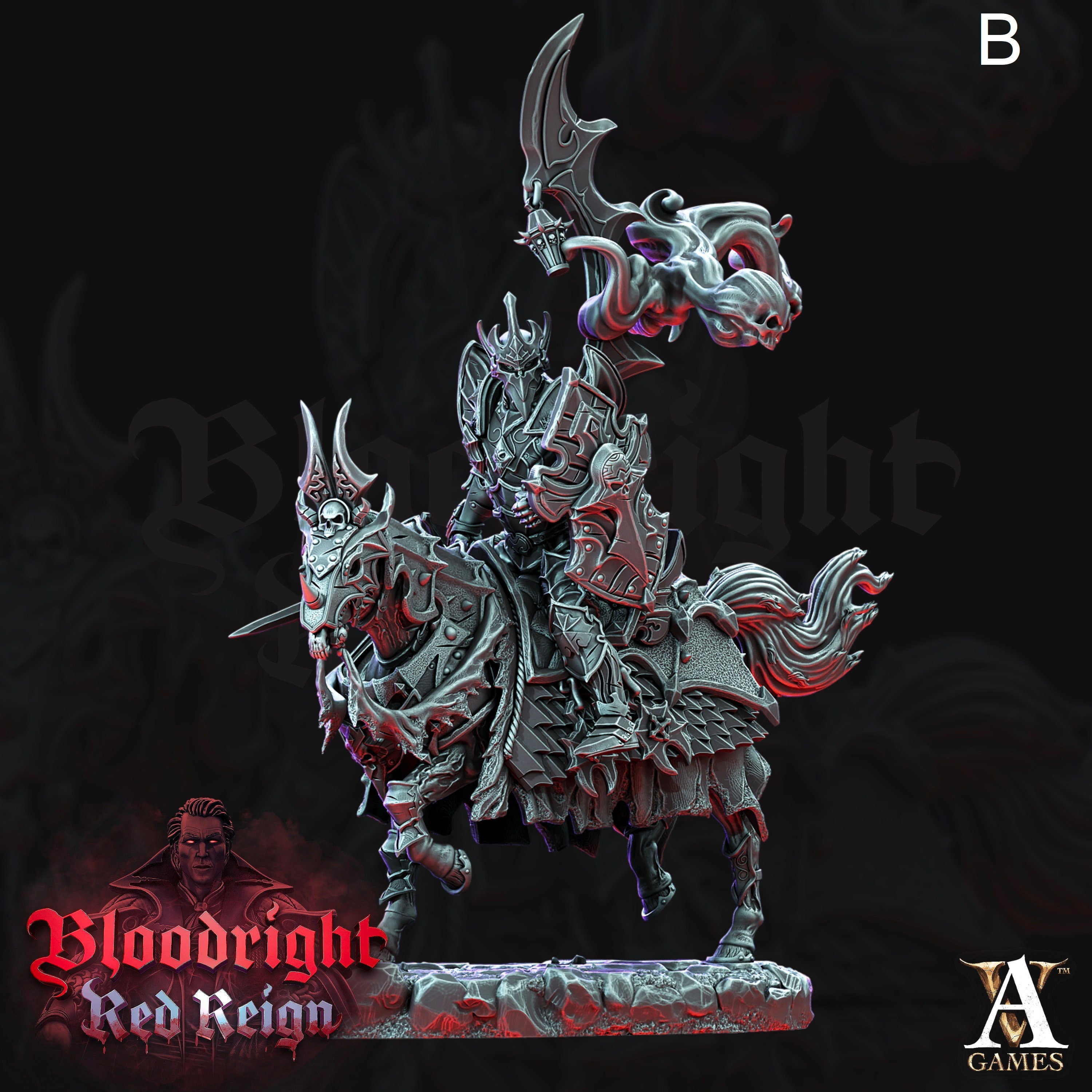 Dread Hussars Dnd Miniature L 3D Printed Model L Vampire L - Etsy