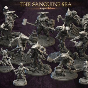 Male Halfmer - Dnd Miniature L 3D Printed Model L Half Human L Dungeons ...