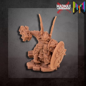 Dwarf Lord Hero Jarl of the High Peak - Durgin Paint Forge | 32mm | Dnd ...