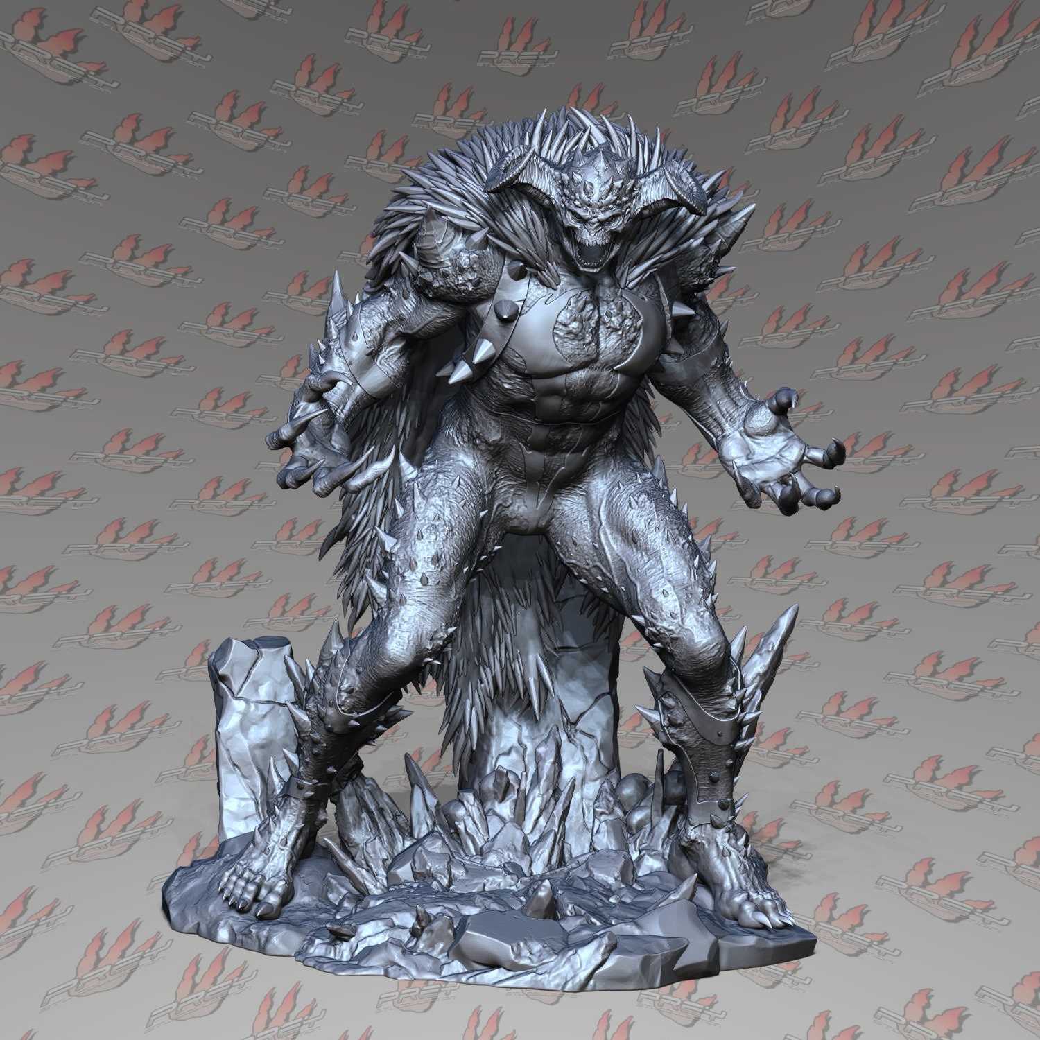 Omega Spawn Dnd Miniature L 3D Printed Model L Comic L Beast - Etsy