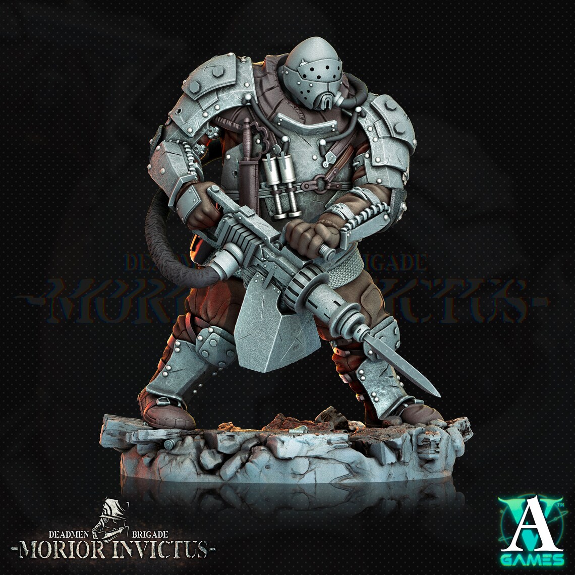Iron Guard - Deadmen Brigade - Morior Invictus - Dnd Miniature L ...