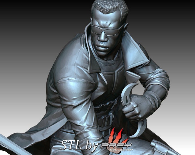 BLADE by Malix3design X-MEN Diorama Figure Resin Cinema Comics Games ...