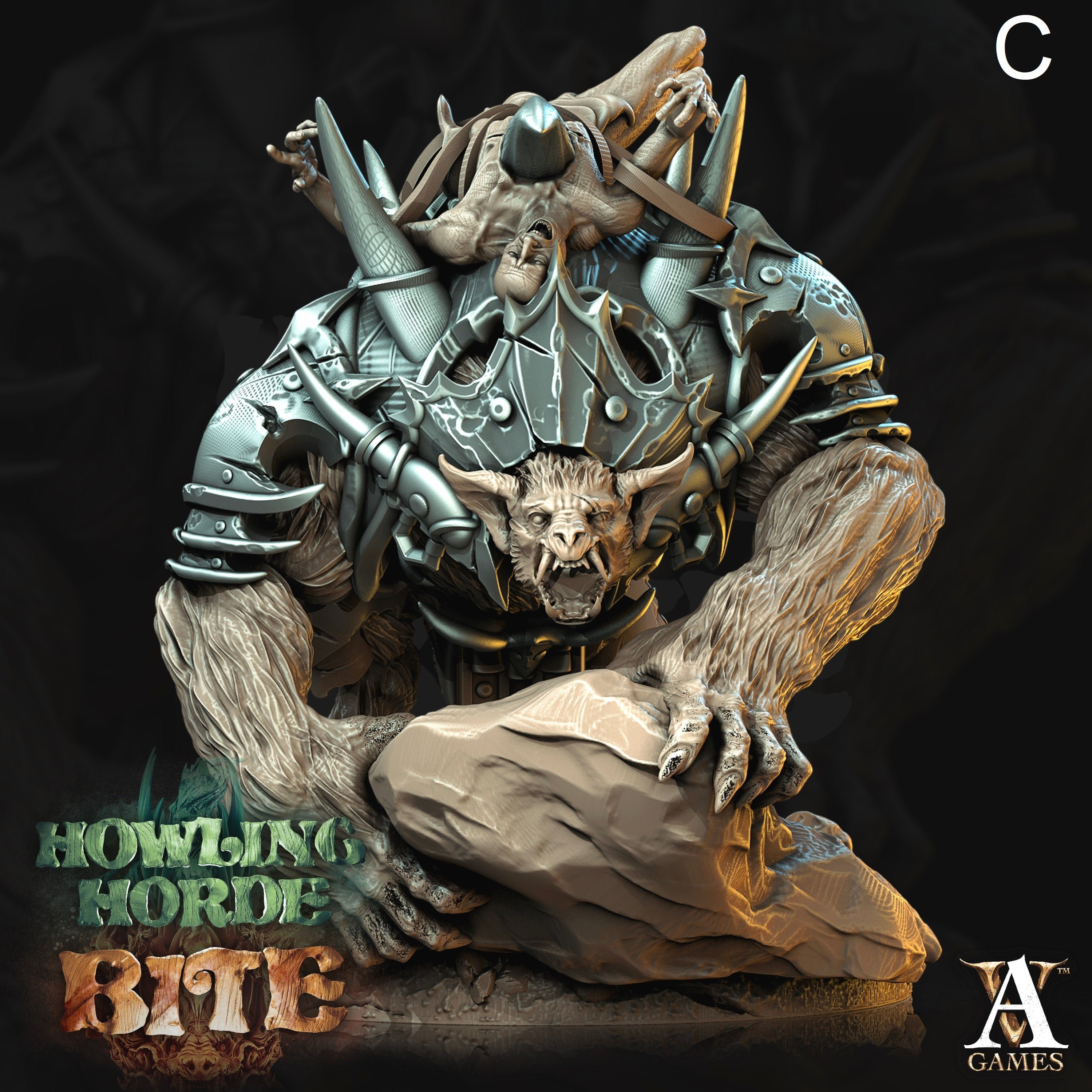 Claws of Akata Dnd Miniature L 3D Printed Model L Gnoll - Etsy