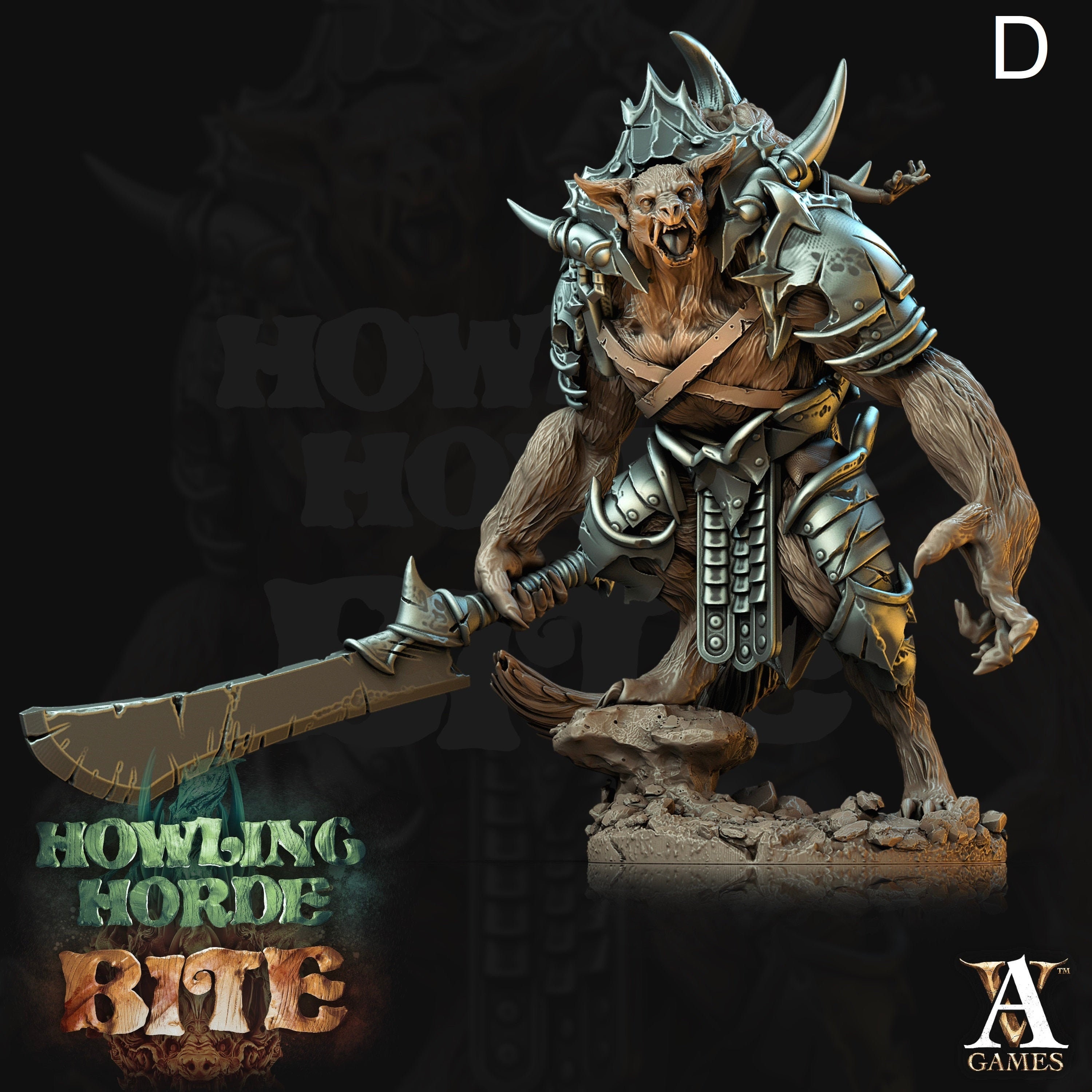 Claws of Akata Dnd Miniature L 3D Printed Model L Gnoll - Etsy