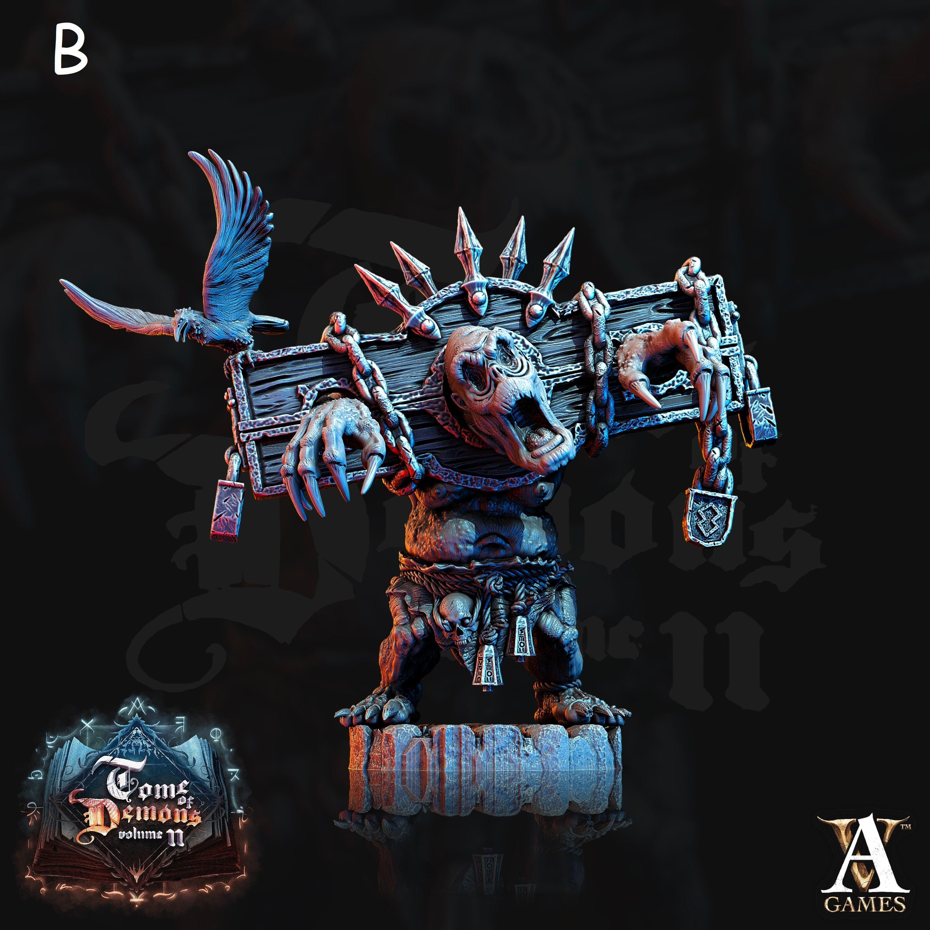 Bodach Dnd Miniature L 3D Printed Model L Demon L Beast - Etsy