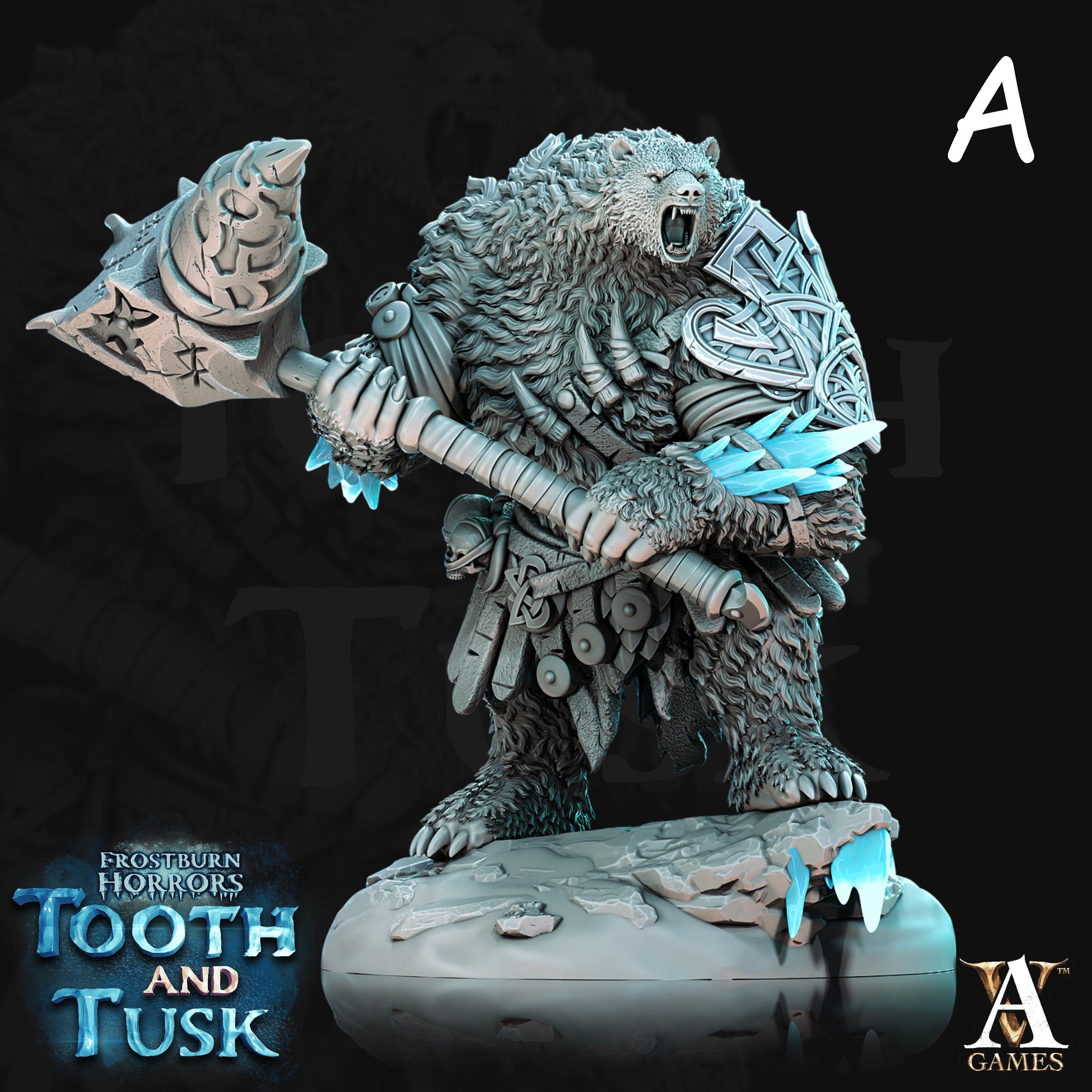 Arcturi Dnd Miniature L 3D Printed Model L Werebear L Beast - Etsy