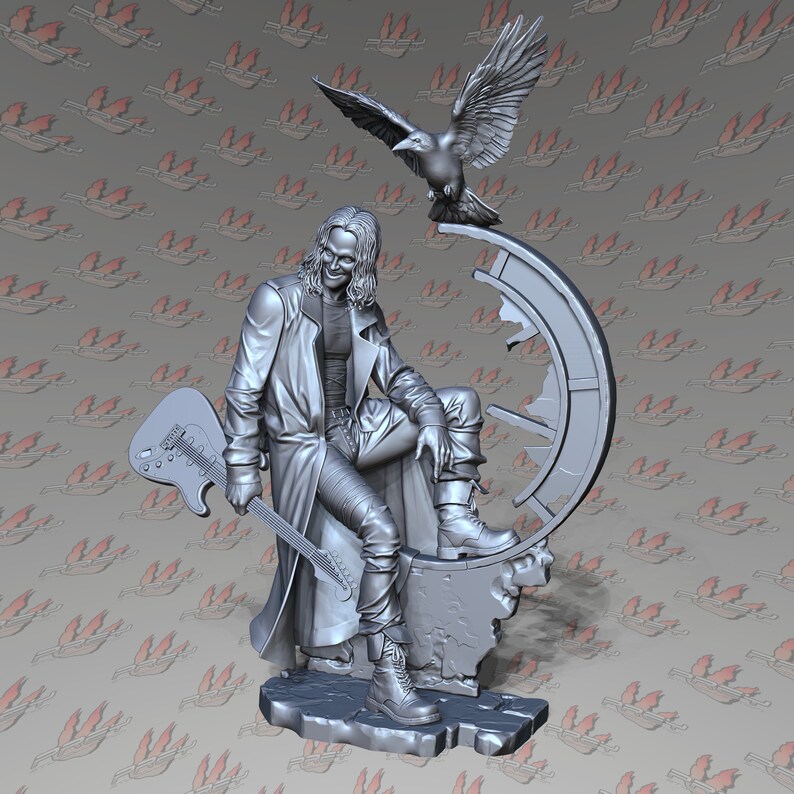 The Crow Dnd Miniature L 3D Printed Model L Fanart L Beast - Etsy