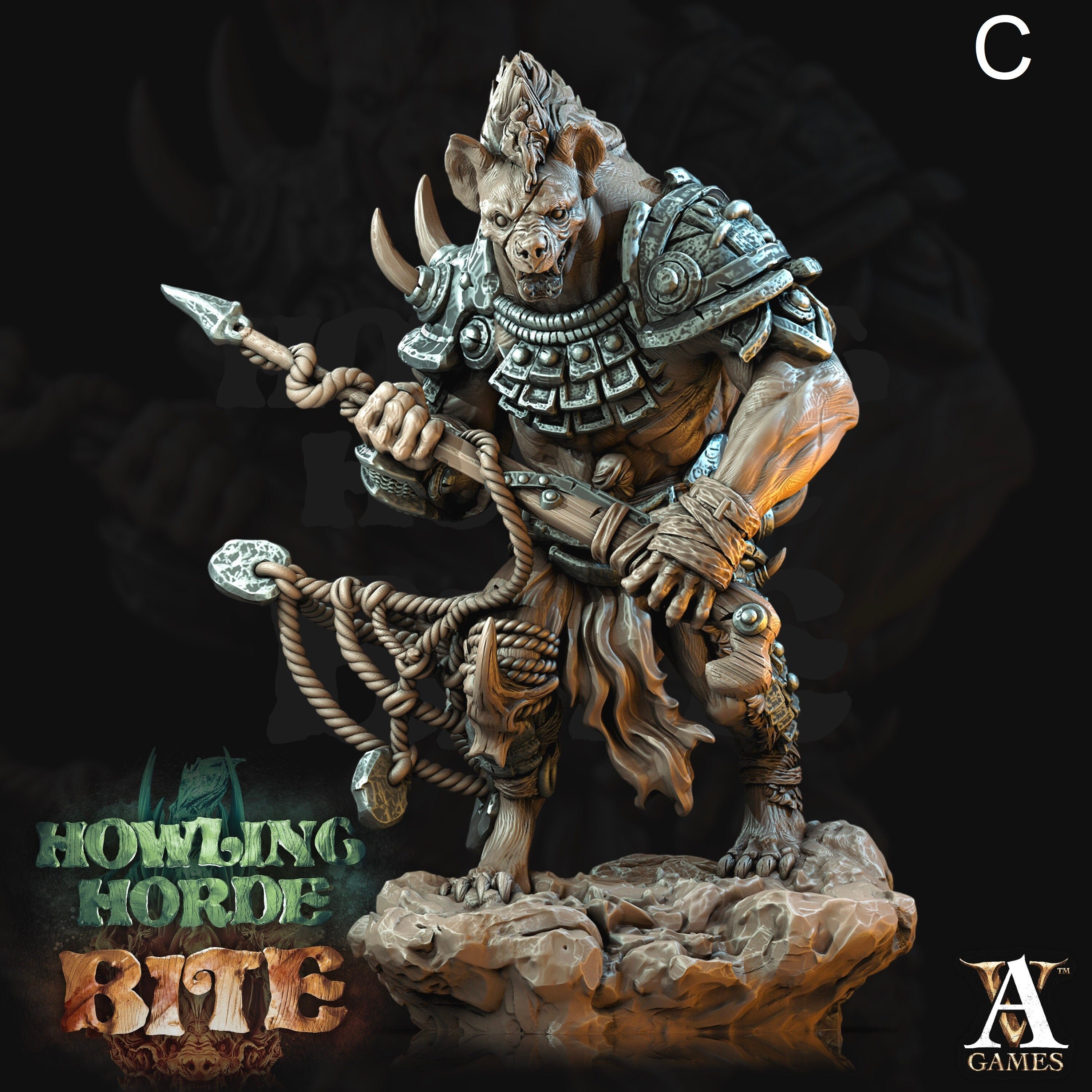 Gnoll Scouts Dnd Miniature L 3D Printed Model L Gnoll Ratman - Etsy