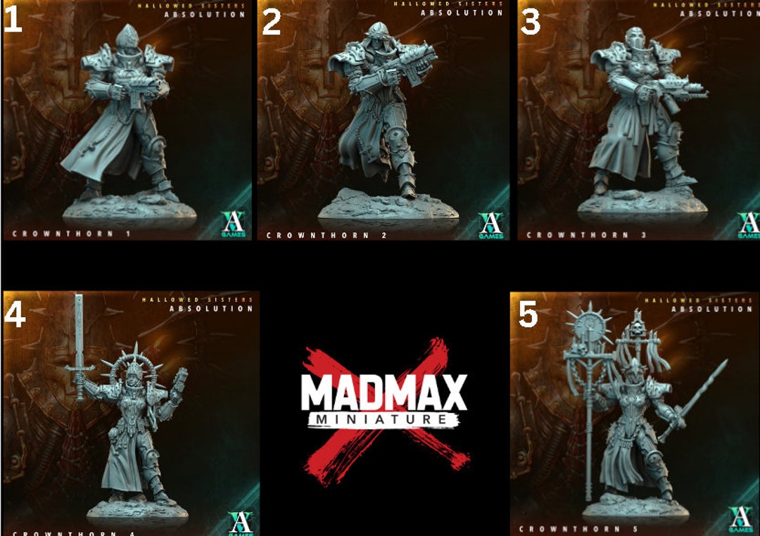 Crowthorn - Hallowed Sisters - Absolution - Archvillain Games 3D ...