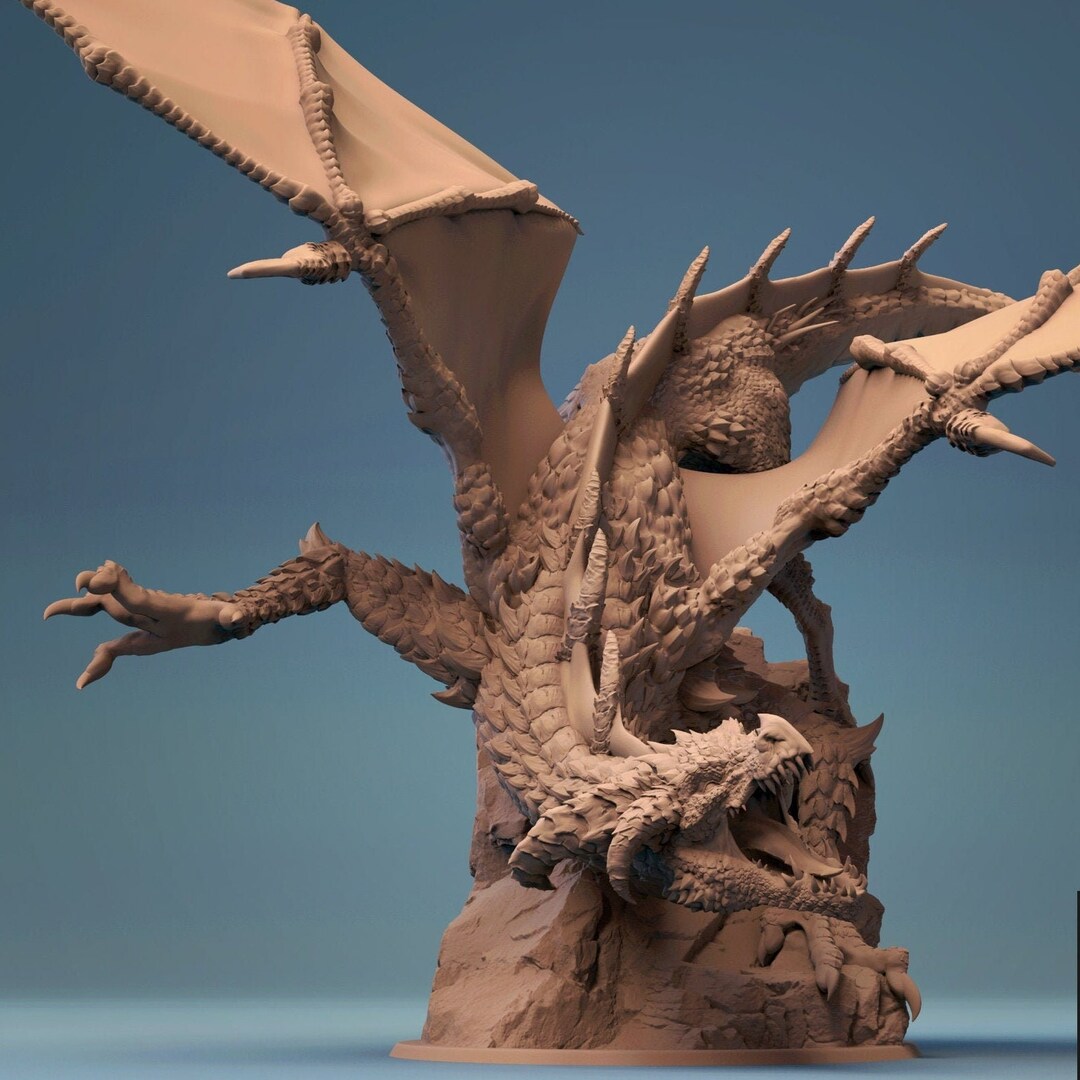 Black Dragon *MODEL & SIZE OPTION* Dragon - Rescale Miniatures ...