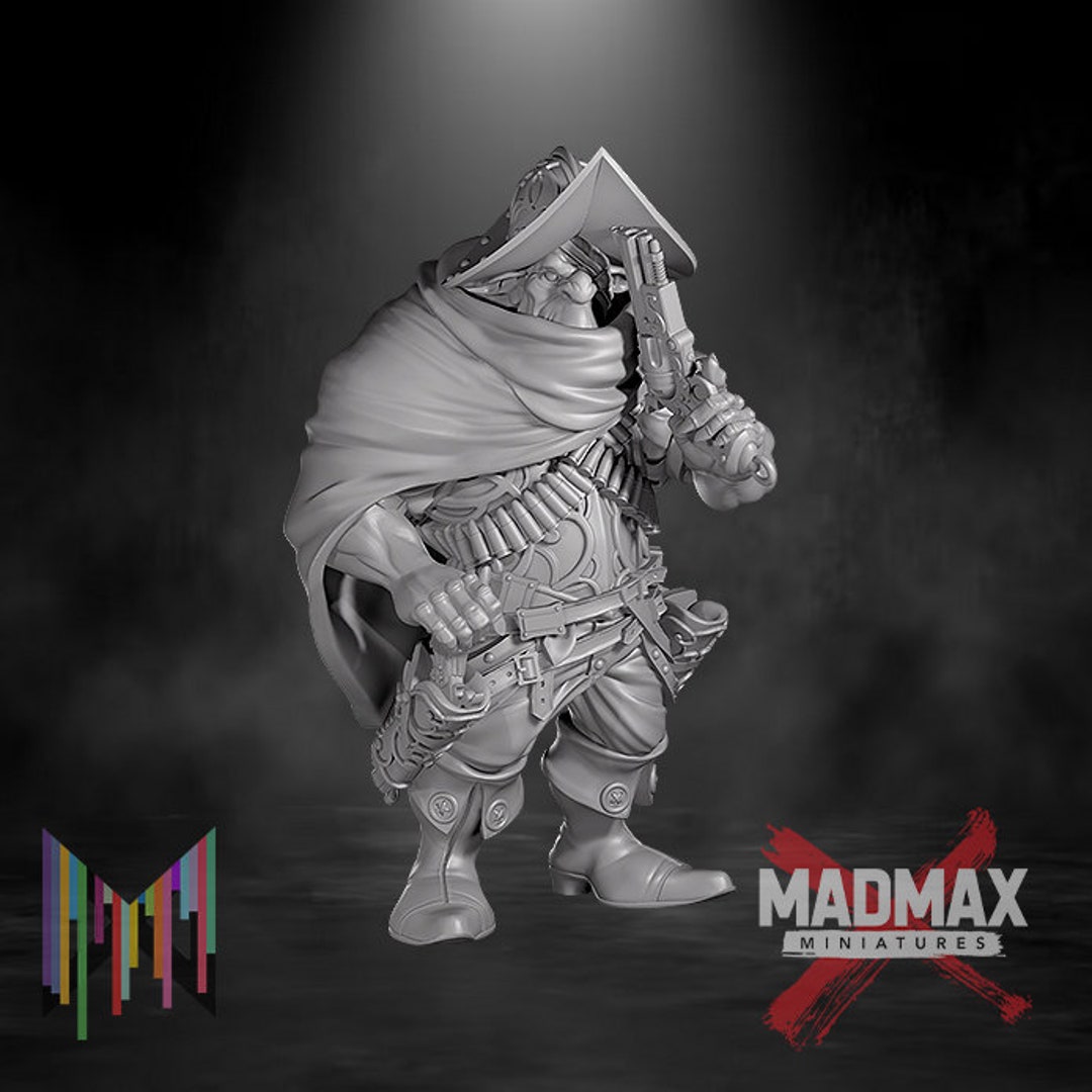 Gunslinger - Durgin Paint Forge | Tabletop RPG Miniature | Roleplaying ...