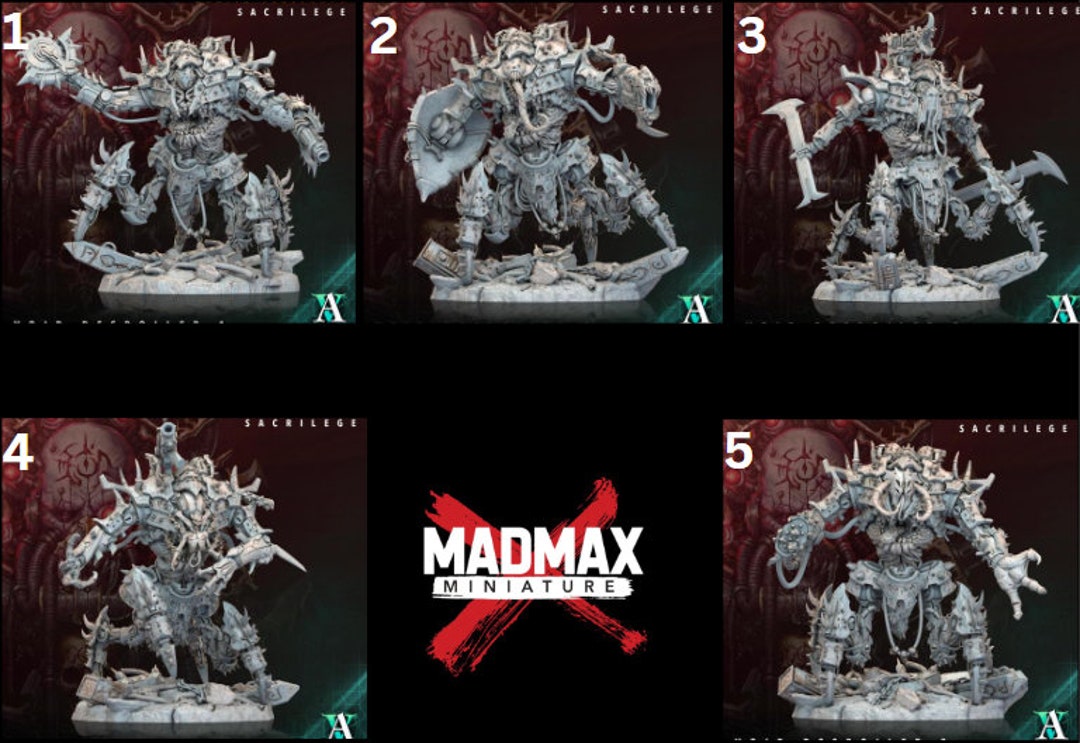 Void Despoiler - Orbita Hellscape - Scarilege - Archvillain Games 3D Printed Model L Perfect ...