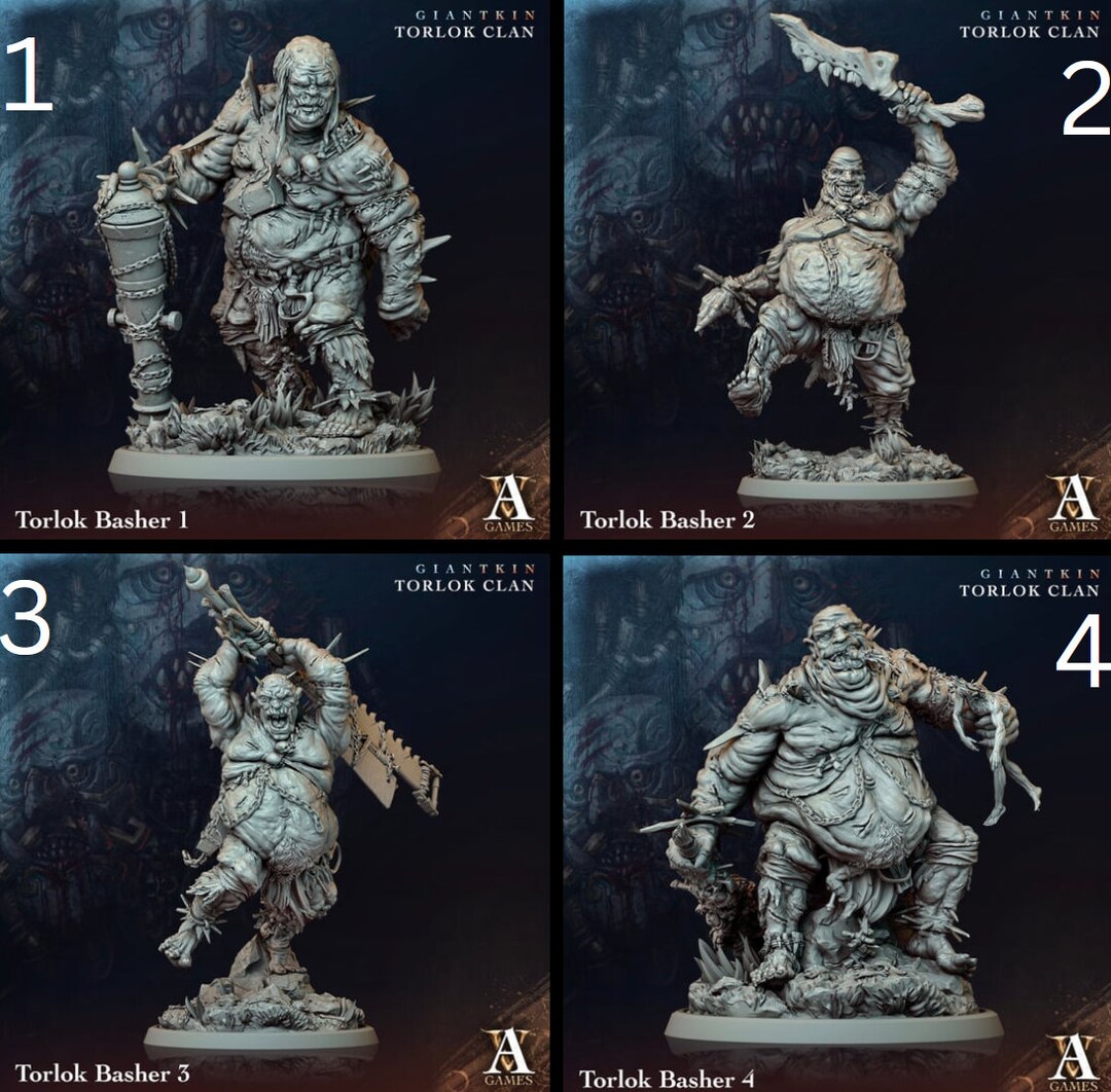 Torlok Basher - Giantkin - Torlok Clan - Archvillain Games | Tabletop ...