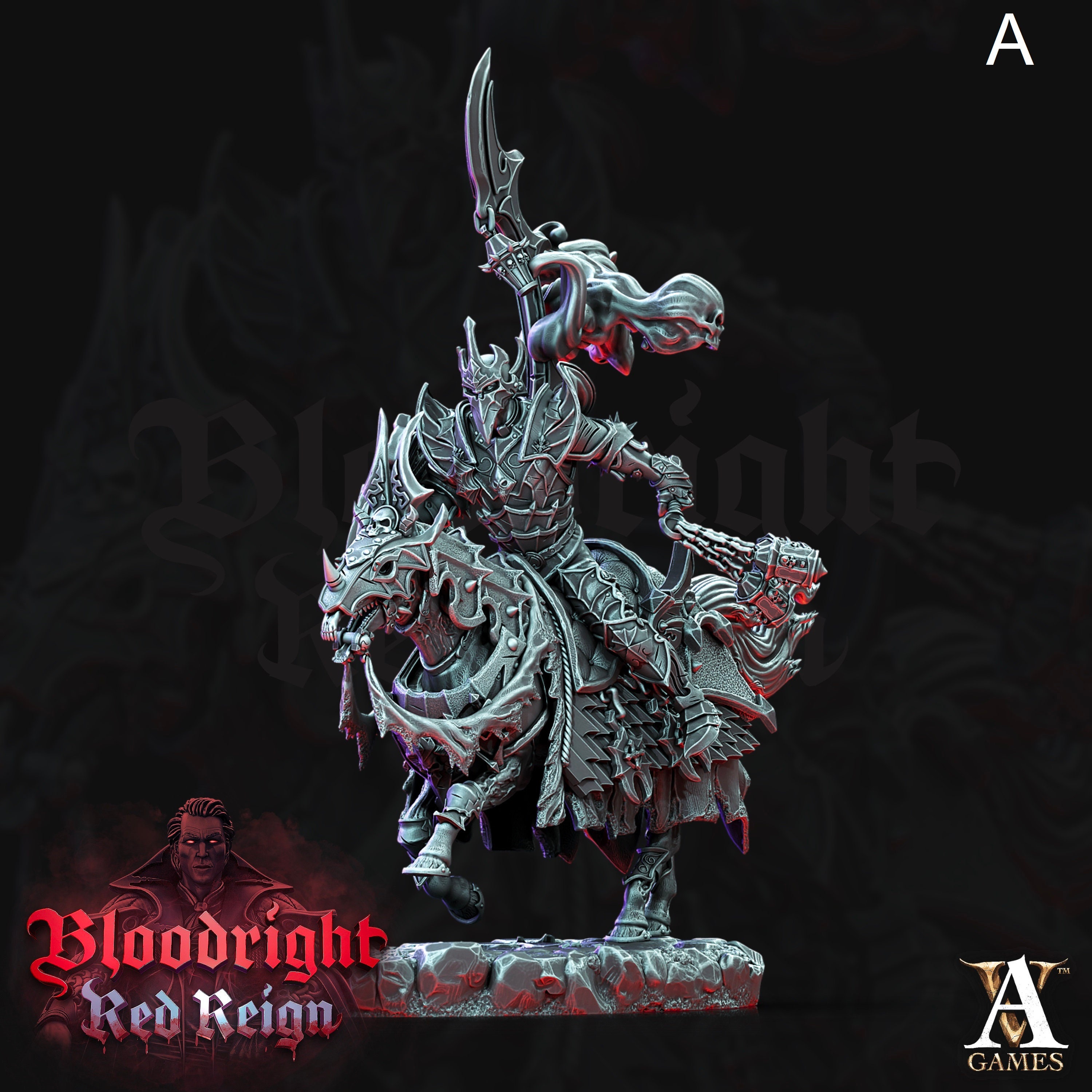 Dread Hussars Dnd Miniature L 3D Printed Model L Vampire L - Etsy