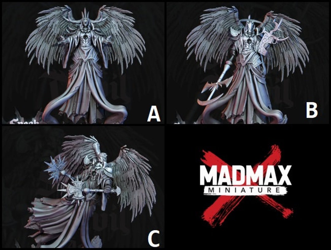 Buy Fallen Angels - Dnd Miniature L 3D Printed Model L Monster L ...