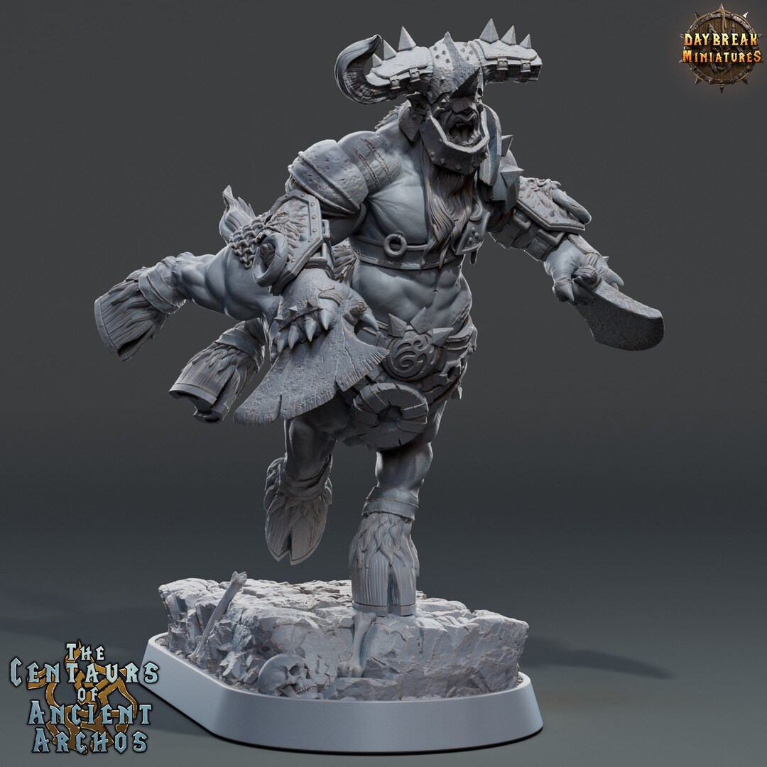 Gladius Frontzer -the Centaurs of Ancient Archos - Daybreak Miniatures | Tabletop RPG Miniature ...