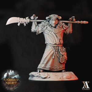 Yak Monks - Dnd Miniature L 3D Printed Model L Beastmanl Dungeons and ...