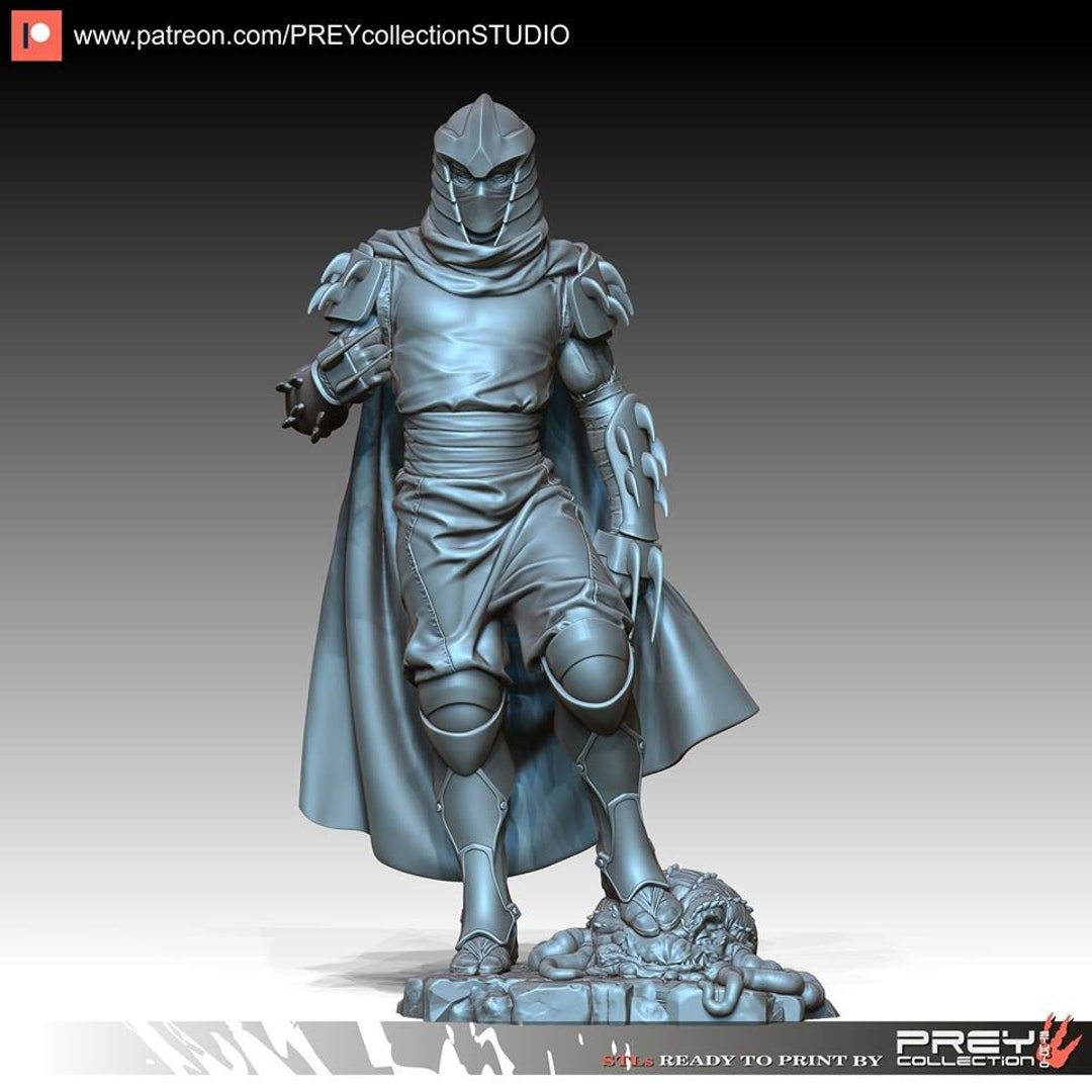 Evil Ninja Master Pose 1 Resin Model Prey Collection Studio Perfect ...