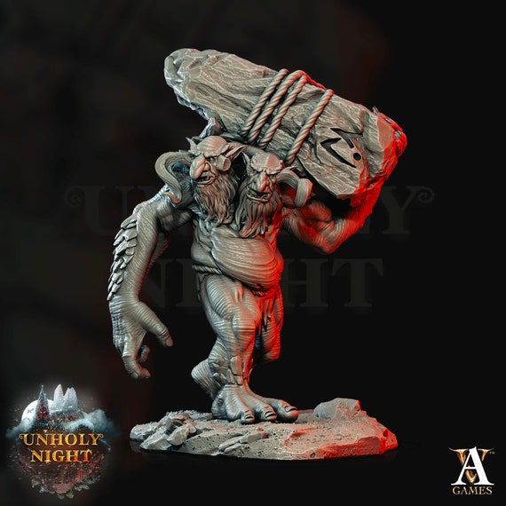 Trolls Dnd Miniature L 3D Printed Model L Monster L Beast - Etsy