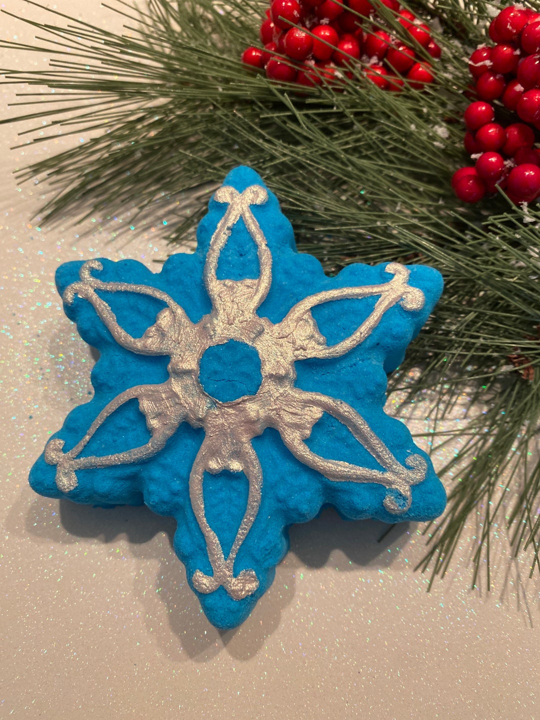 Snowflake Bath Bomb - Etsy
