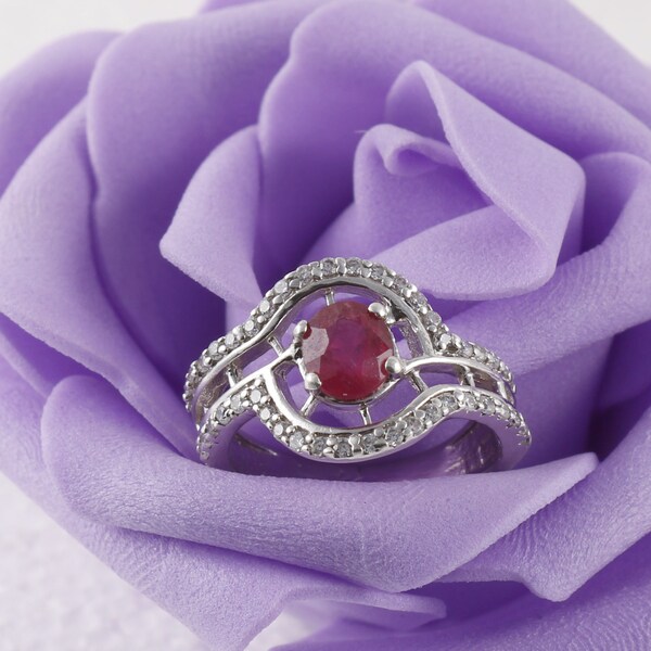 Vintage Ruby Ring - Etsy