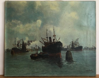 Dutch Harbor Scene - Etsy