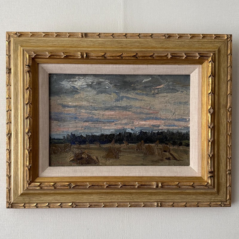 Framed Landscape Painting - Etsy