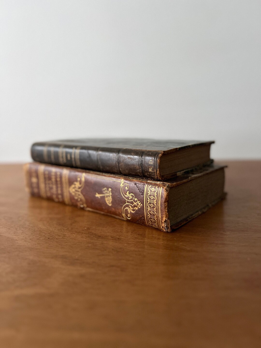 Antique Books, Antique French Books, Brown Book Stack, Tattered Books ...