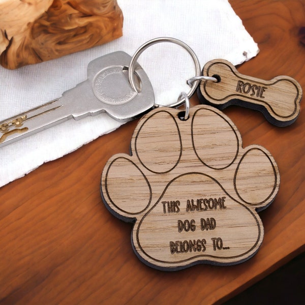 Wooden Keychain - Etsy