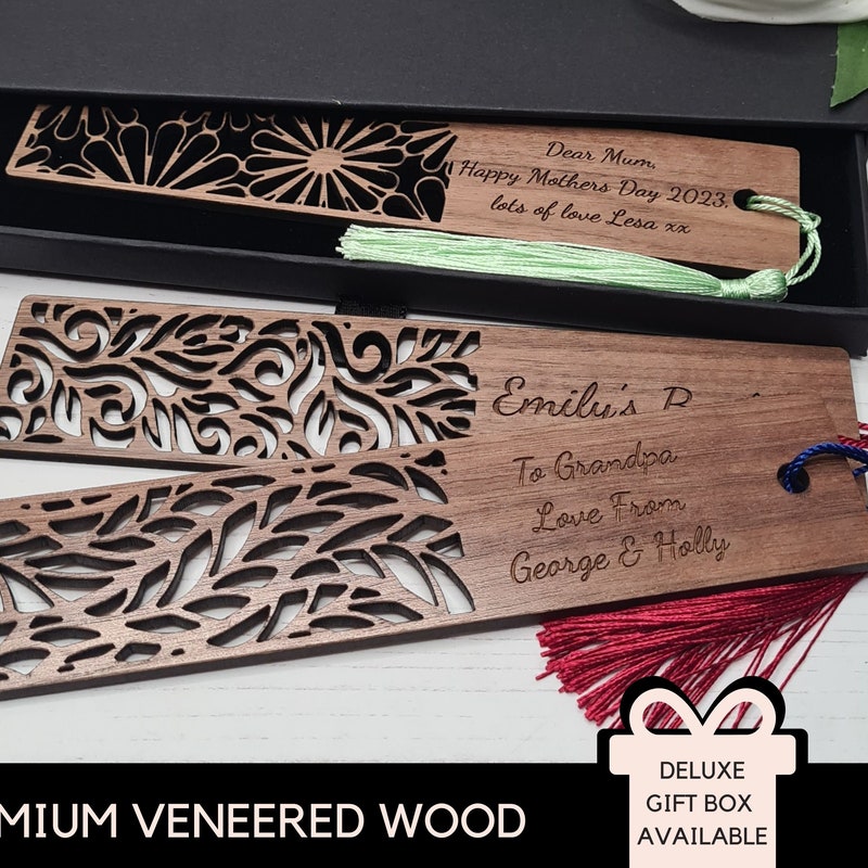 Wooden Bookmarks - Etsy