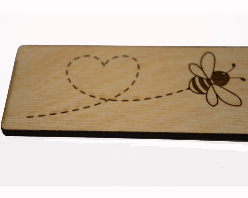 Personalised Engraved Wooden Bee Bookmark Bee Lover Gift - Etsy