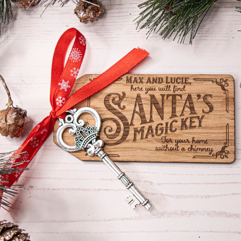 Santa Key - Etsy
