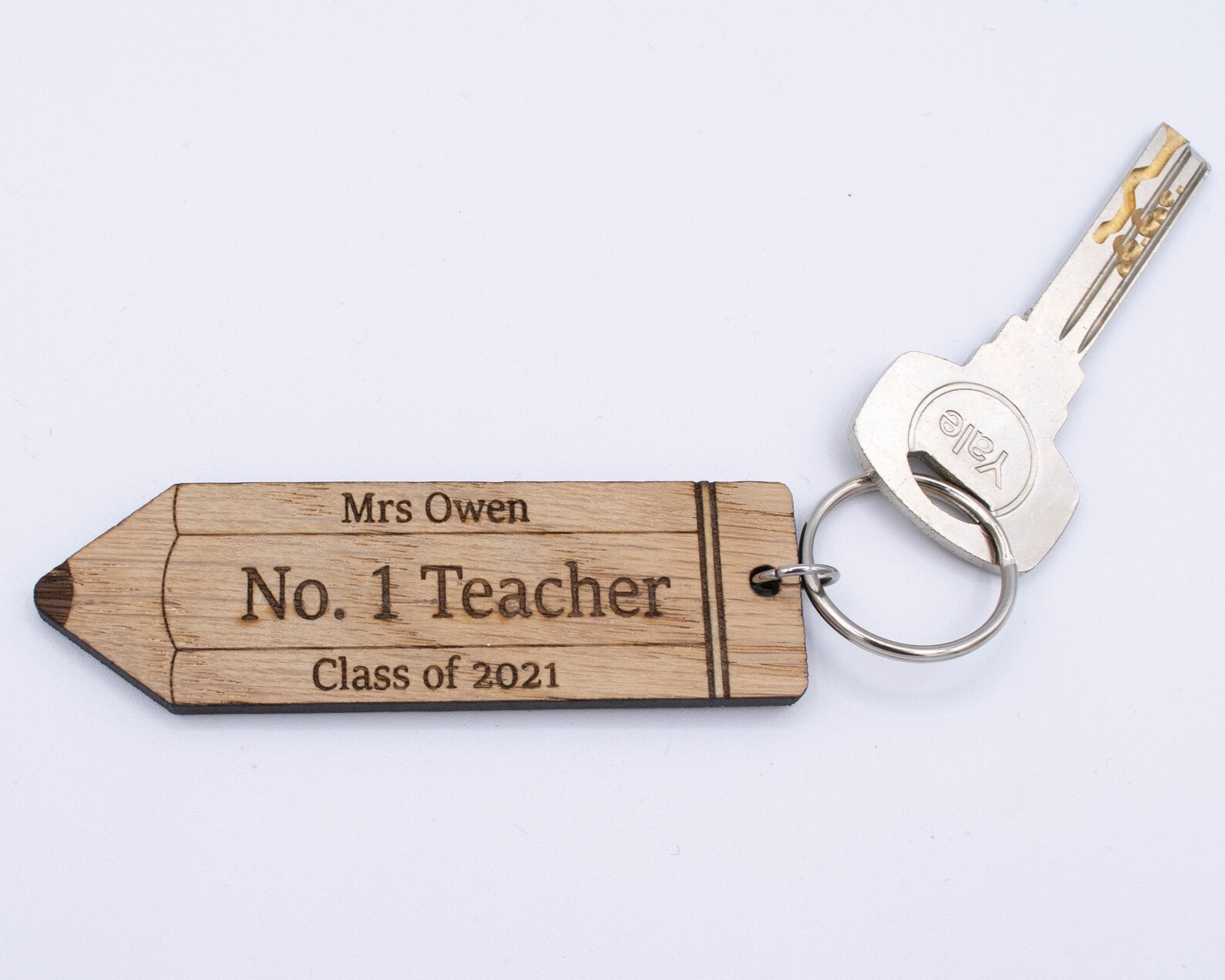 Personalised Wooden Teacher Keyring Teacher Gift Keychain - Etsy Australia