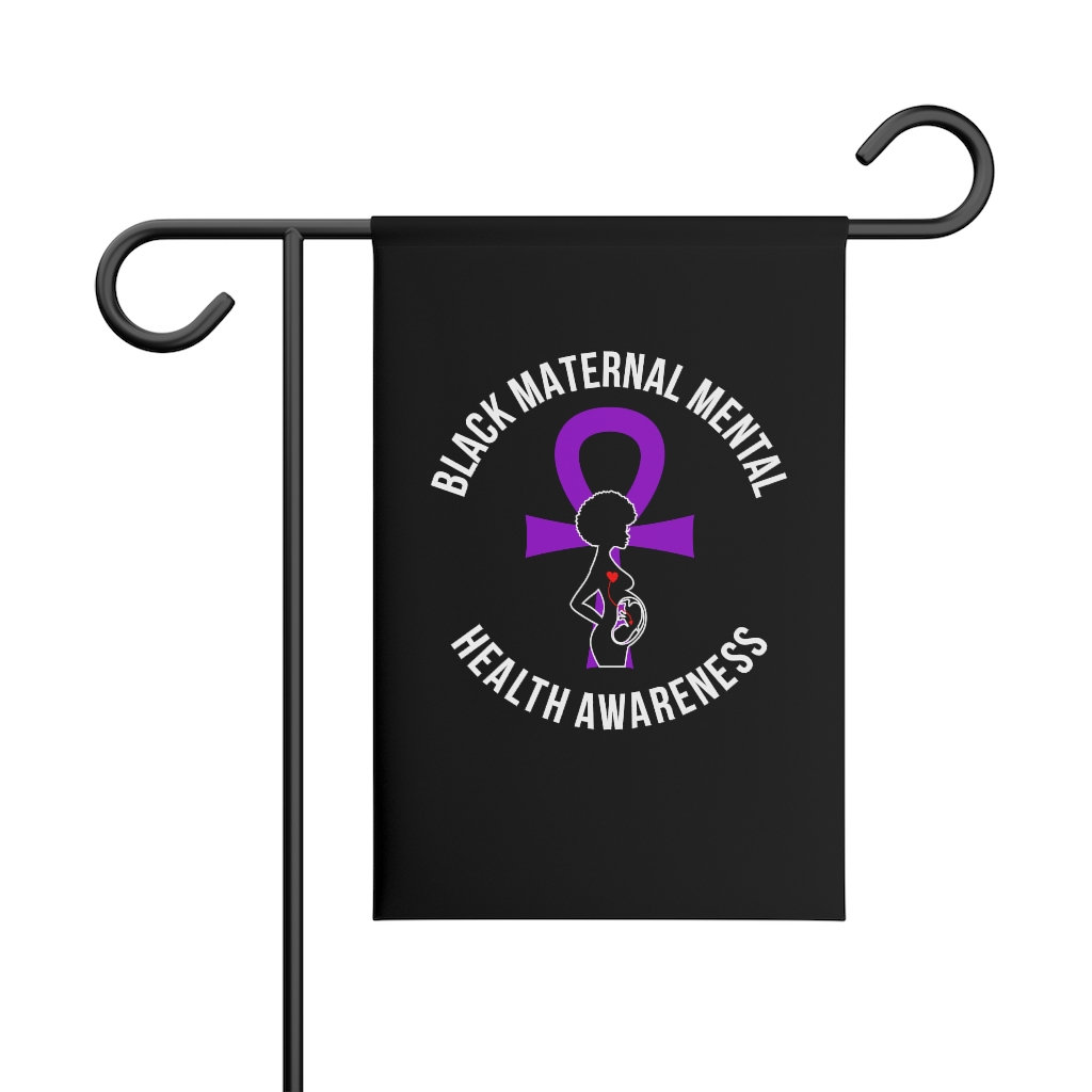 Black Maternal Mental Health Garden Banner Postpartum Banner Wellness ...
