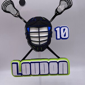 Lacrosse Cake Topper & More - Etsy