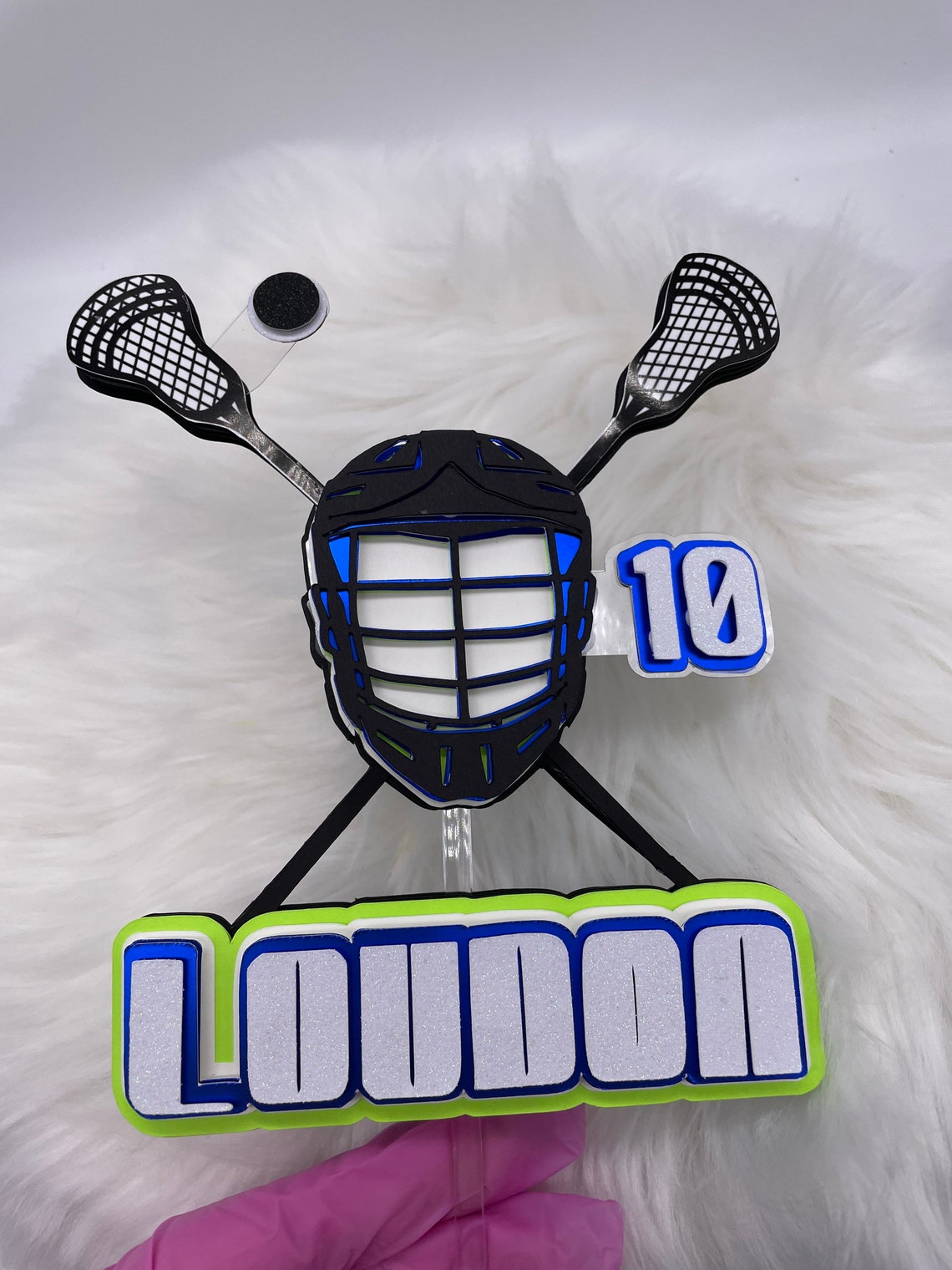 Lacrosse Cake Topper & More - Etsy