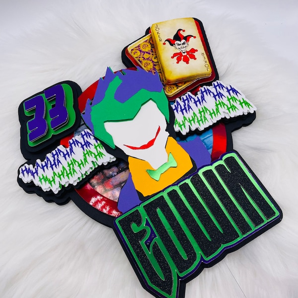 Joker Cake Topper - Etsy