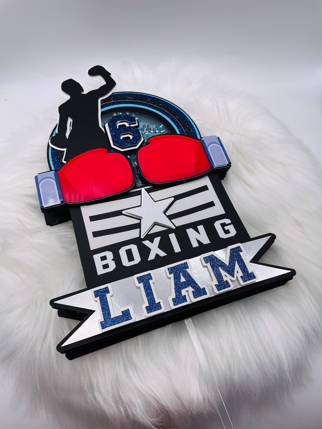 Boxing Shaker Cake Topper - Etsy