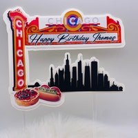 Chicago Bulls 3D Personalised Cake Topper - Etsy UK