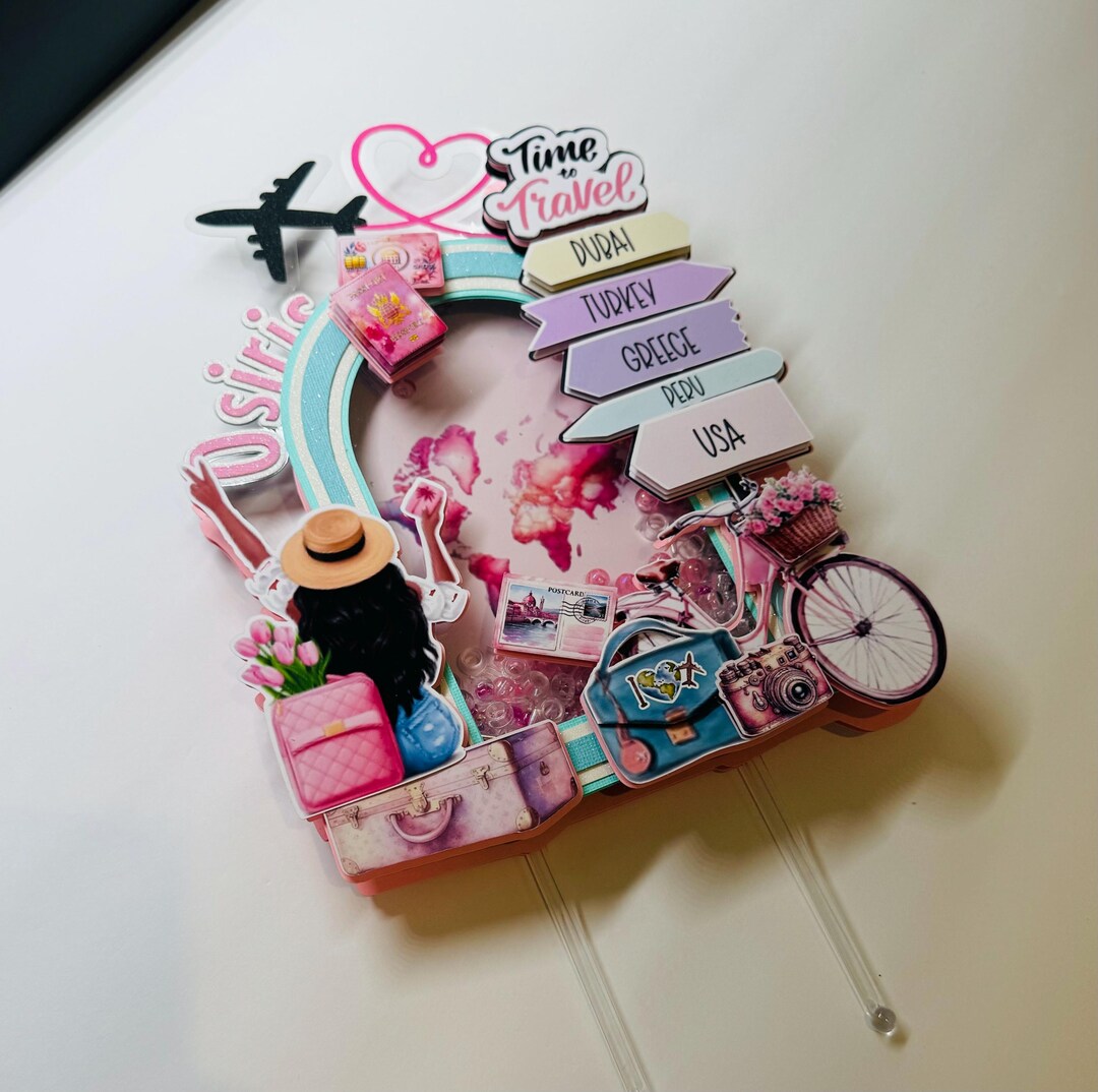 Custom Travel Visit Topper - Etsy