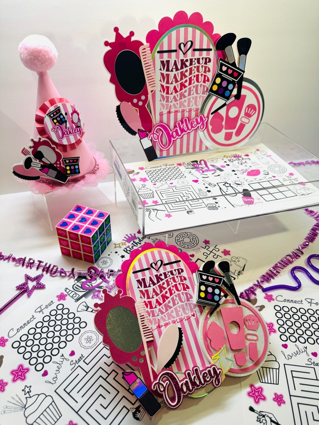 Makeup Cake Topper & More - Etsy