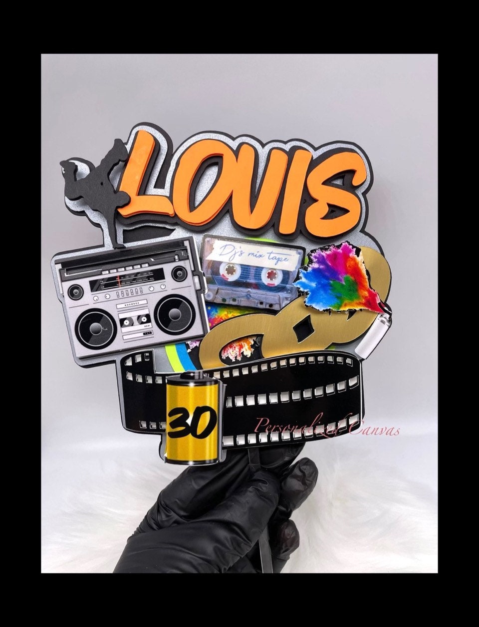 Custom 90's Cake Topper & More | Etsy