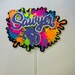 Splash Cake Topper Custom - Etsy