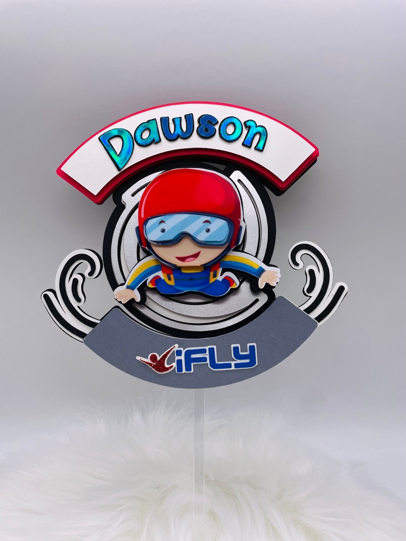 Indoor Skydiving Cake Topper and More. - Etsy