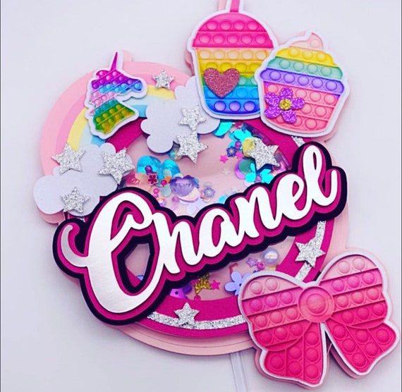 Custom Shaker Cake Topper - Etsy